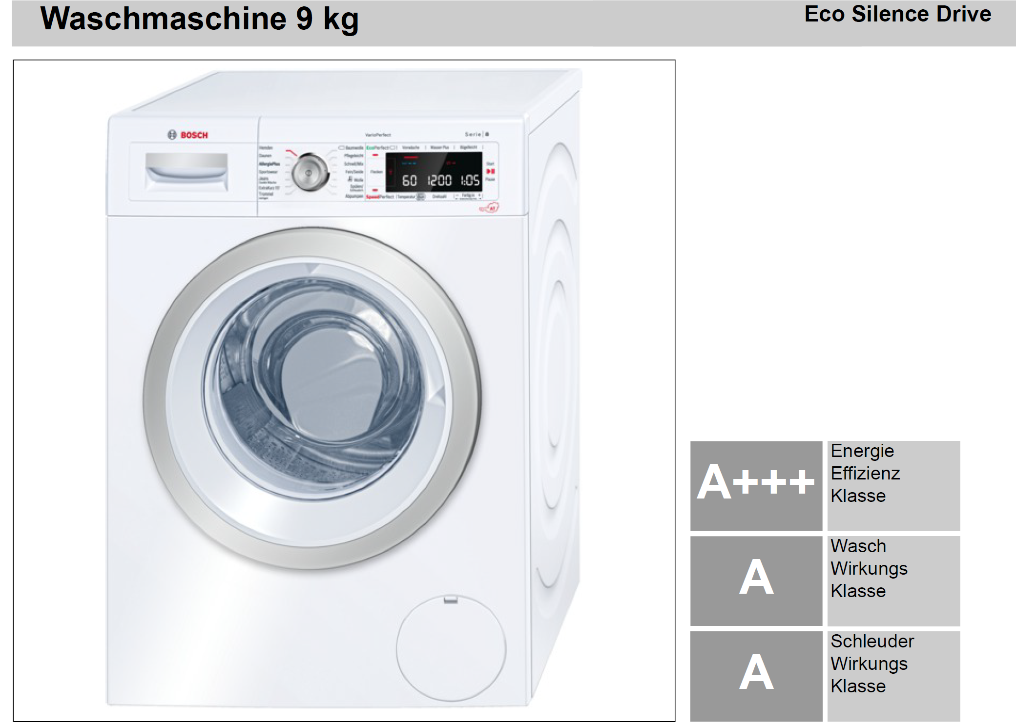 Bosch Waschmaschine 9kg – Plan & Work Elektrotechnik GmbH ...